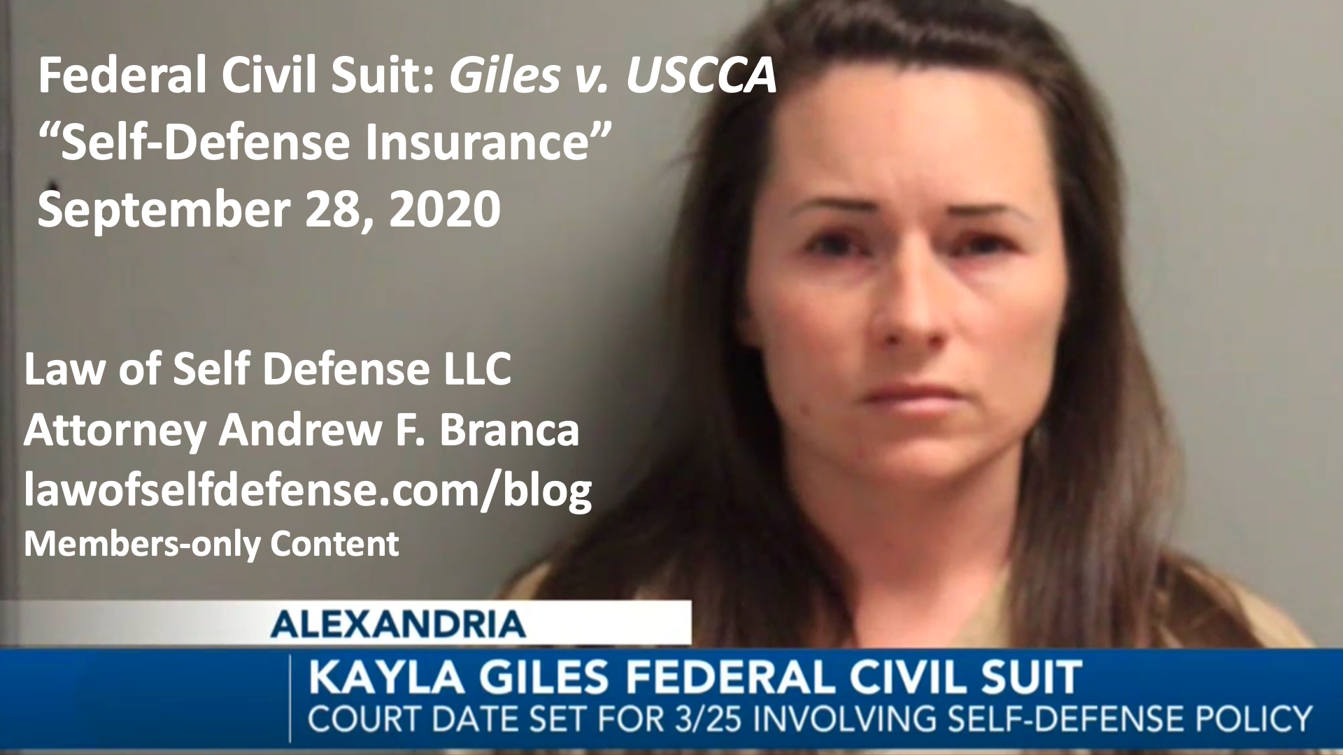 Federal Civil Suit: Giles v. USCCA “no obligation to provide a defense ...